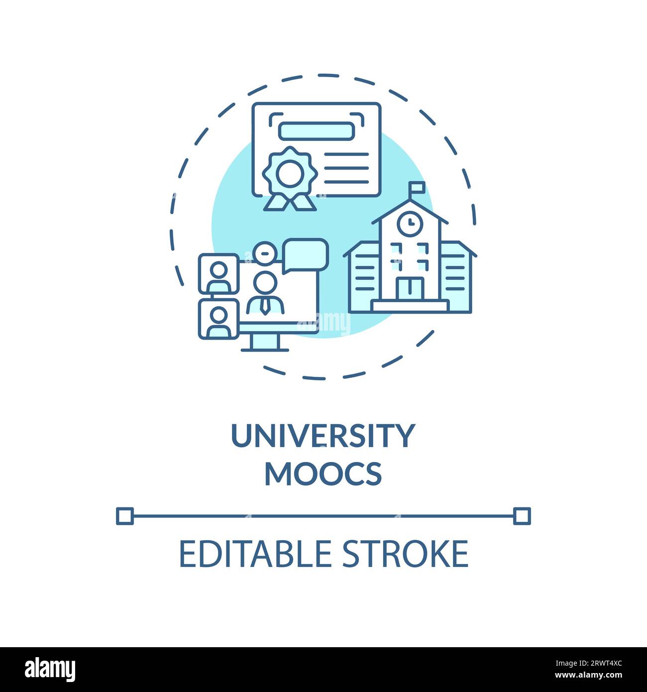 Moocs Stock Vector Images - Alamy