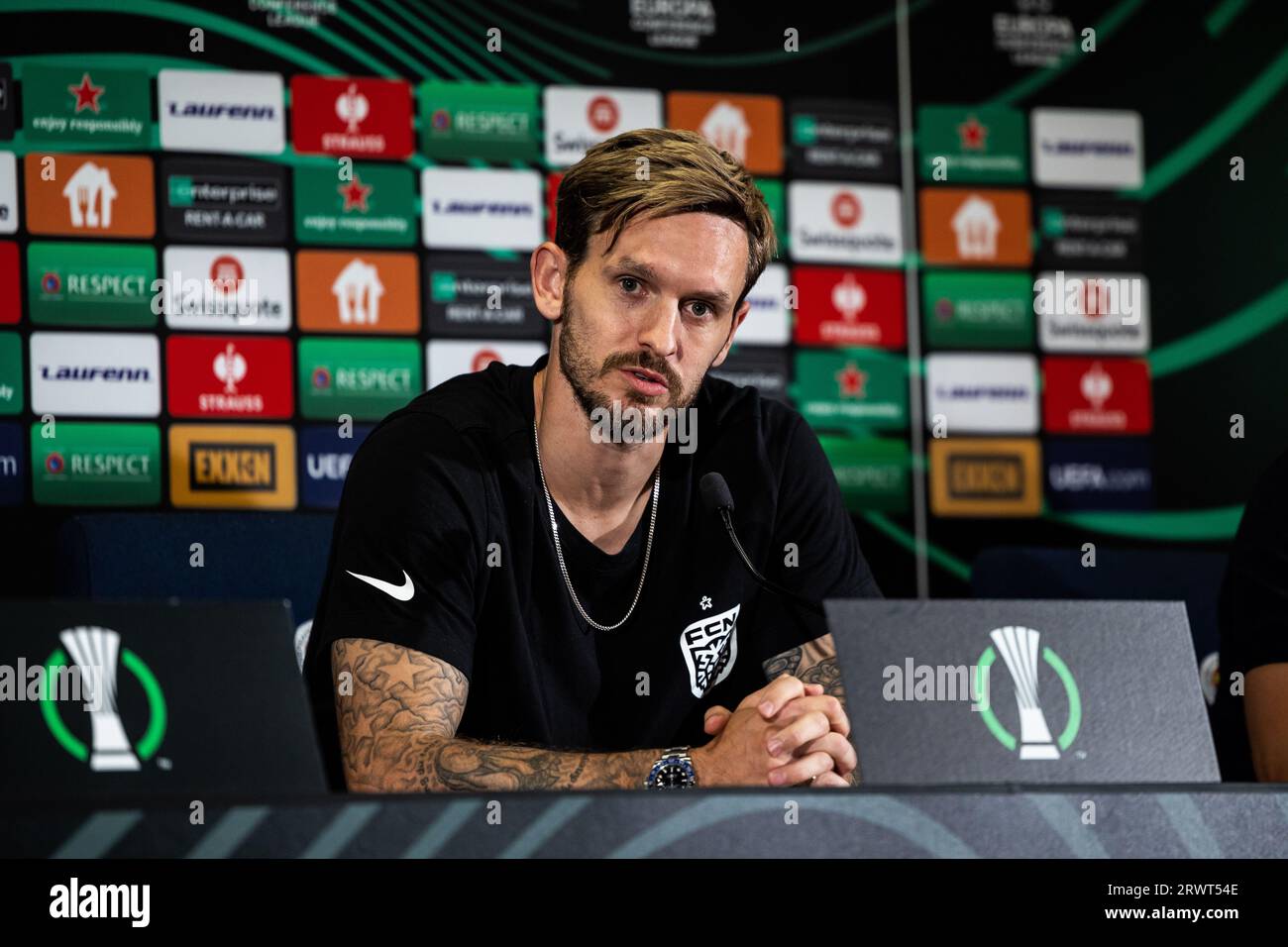 Istanbul, Turkey. 20th Sep, 2023. Kian Hansen of FC Nordsjaelland seen ...