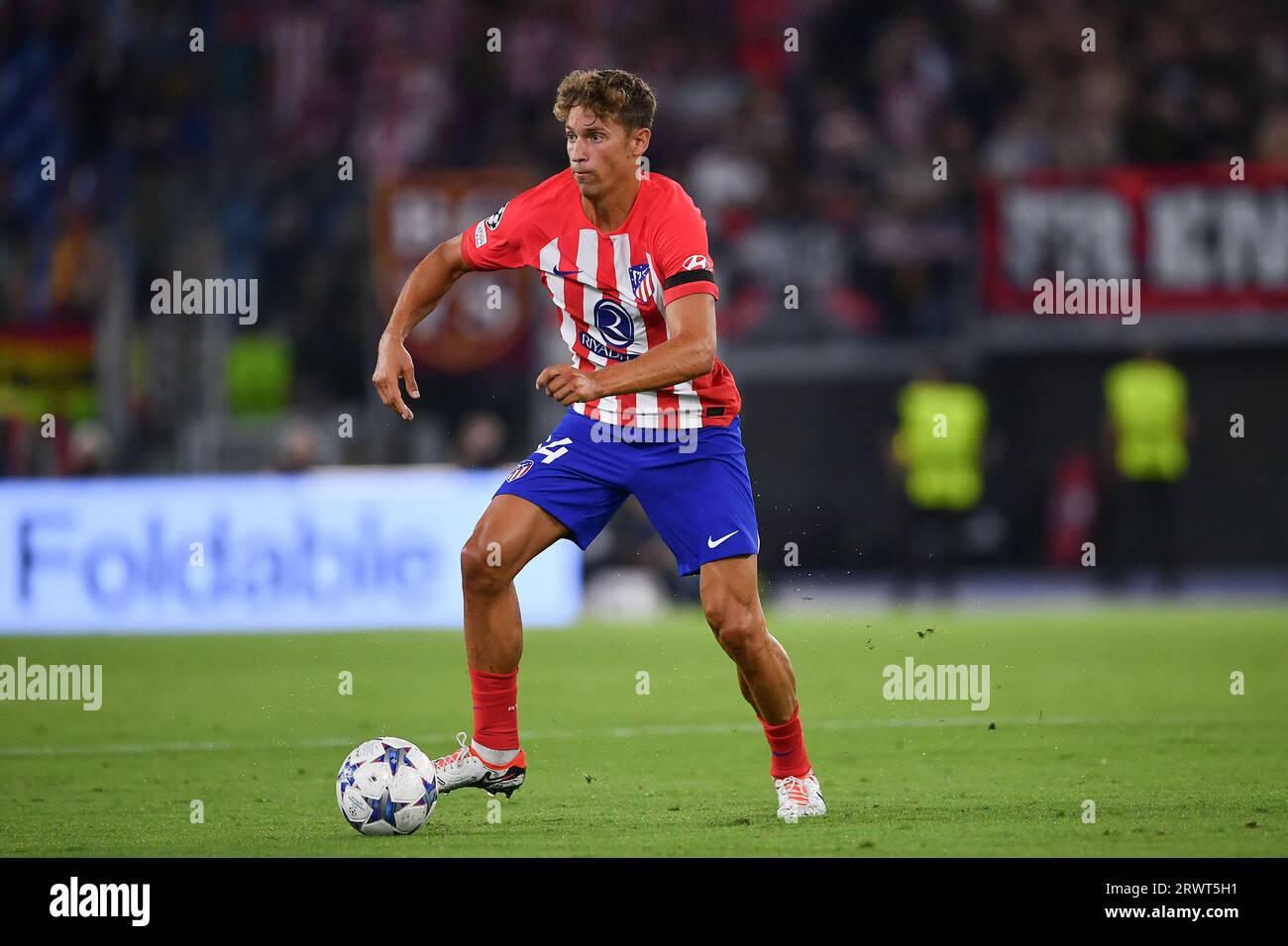 Marcos Llorente of Atletico Madrid in action during the Uefa Champions ...