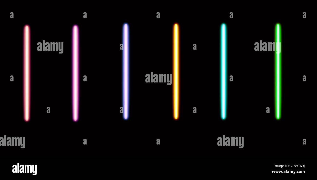glowing stripe desktop icon, neon ribbons sticker, neon figure, glowing ...