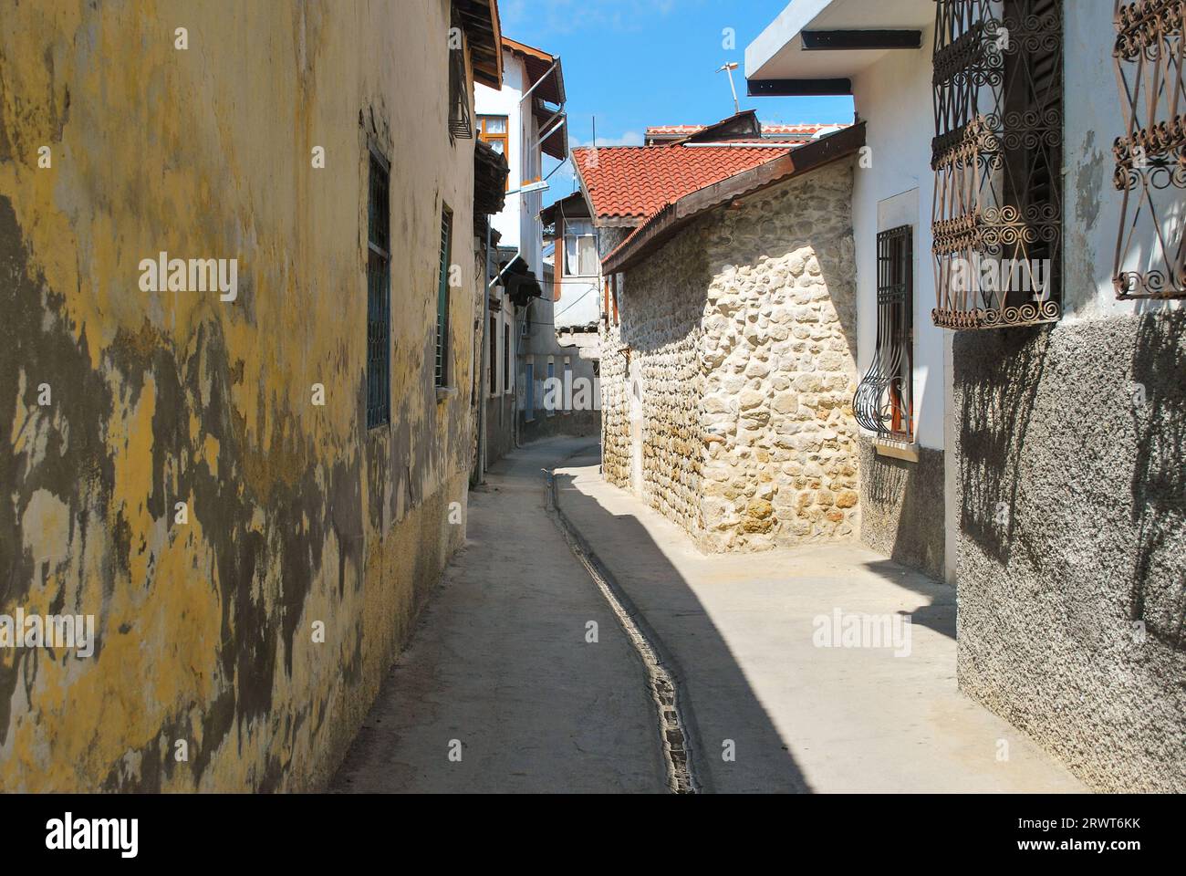 Old Town, Antakya, Hatay, Turkey - September 23rd 2009: streets of old ...