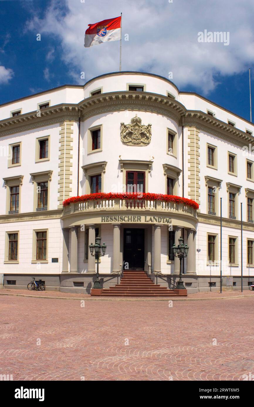 The Hessian Parliament in Wiesbaden, Hesse, Germany The Hessian ...