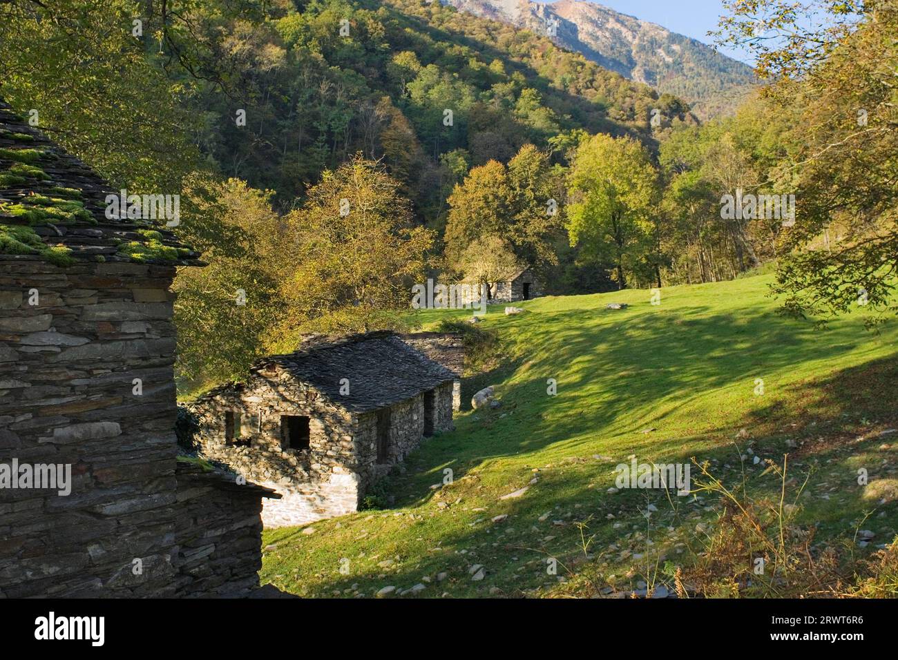 The old Mulini di Piero (Piero Mills) in the Luino Valleys, Luono ...