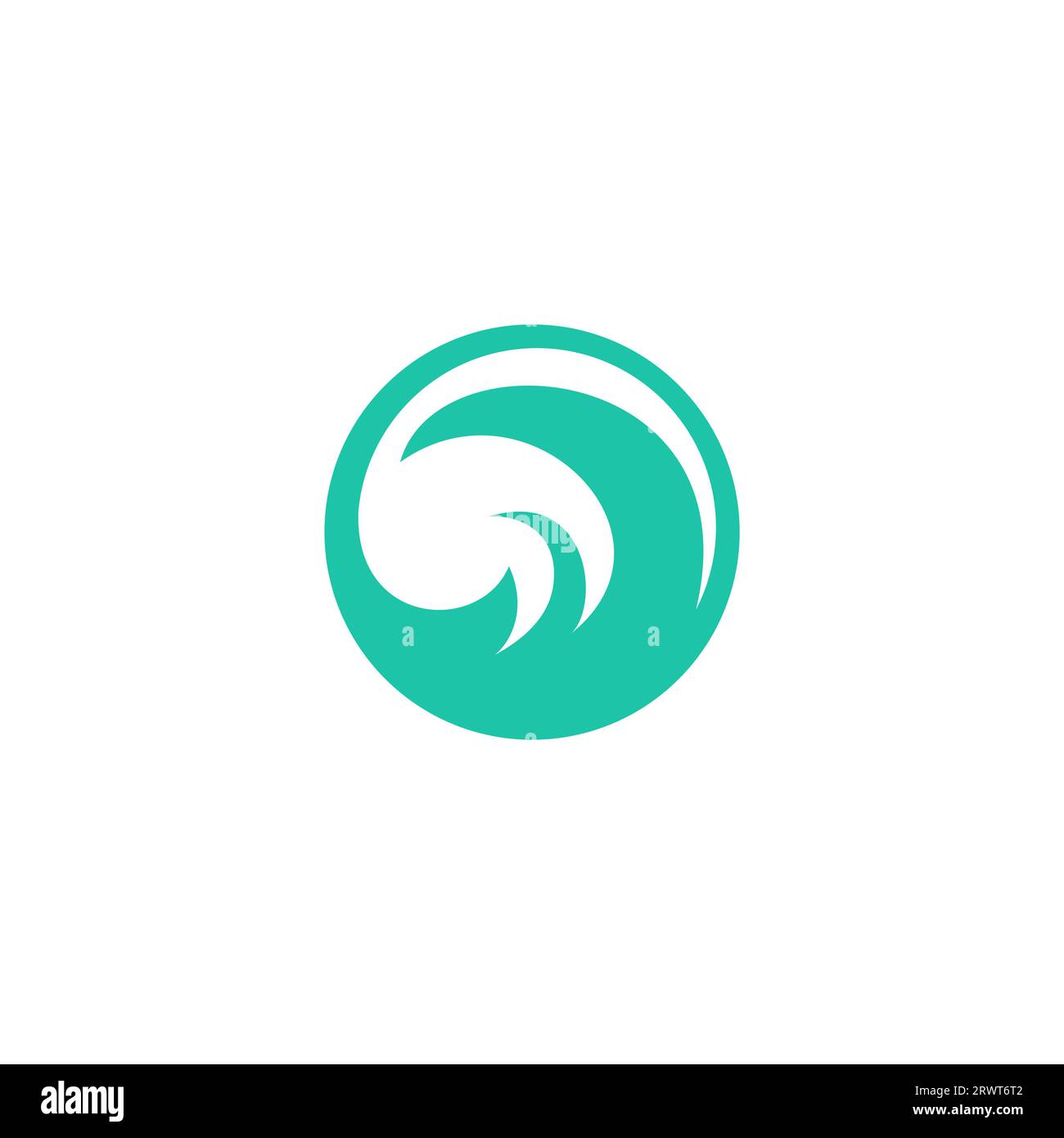 Ocean wave logo hi-res stock photography and images - Alamy
