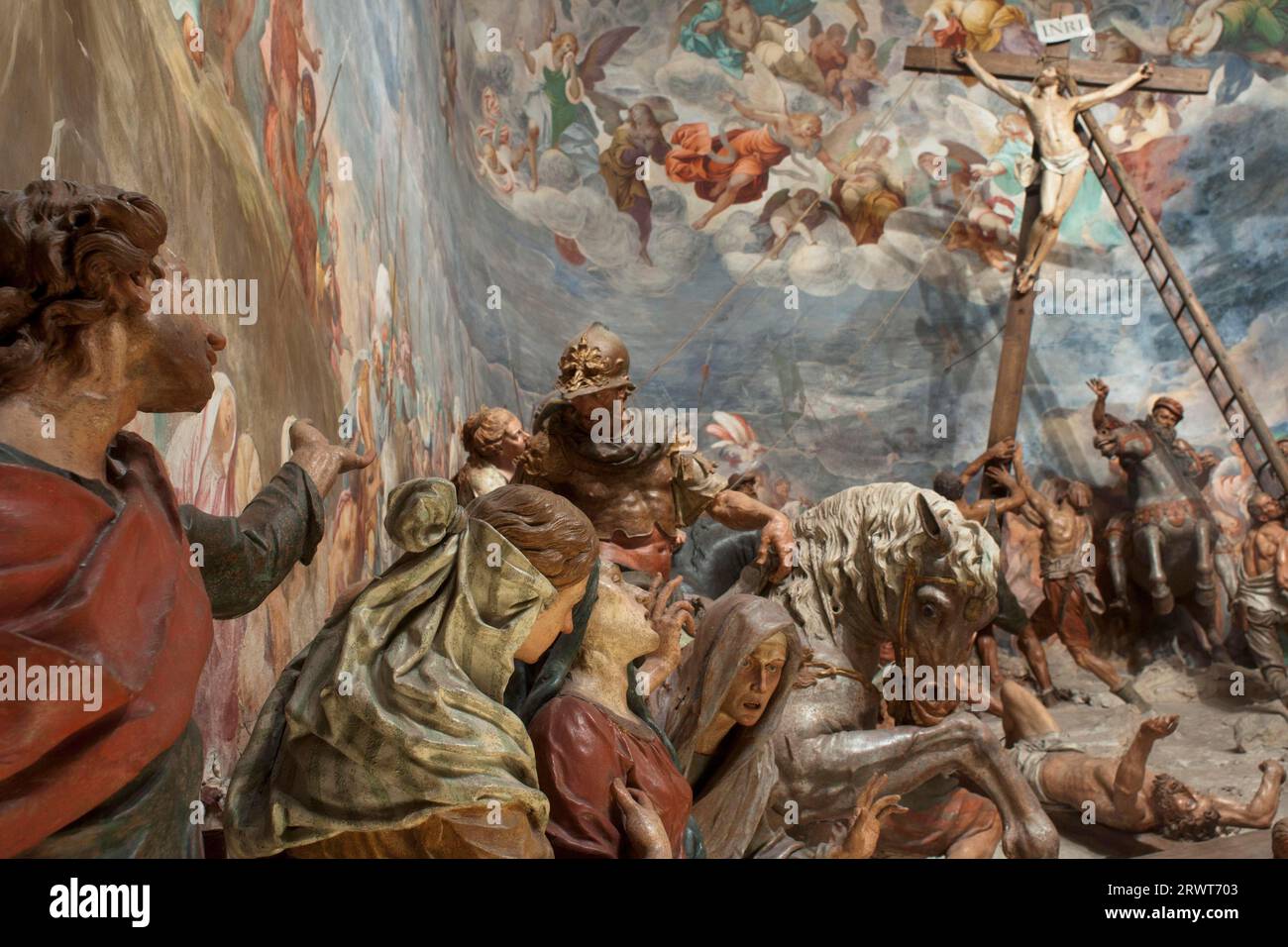 The focus of the disciples of John and the suffering mother of God ...