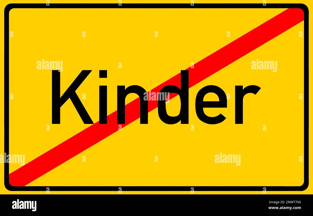 Symbolic place-name sign Stock Photo - Alamy