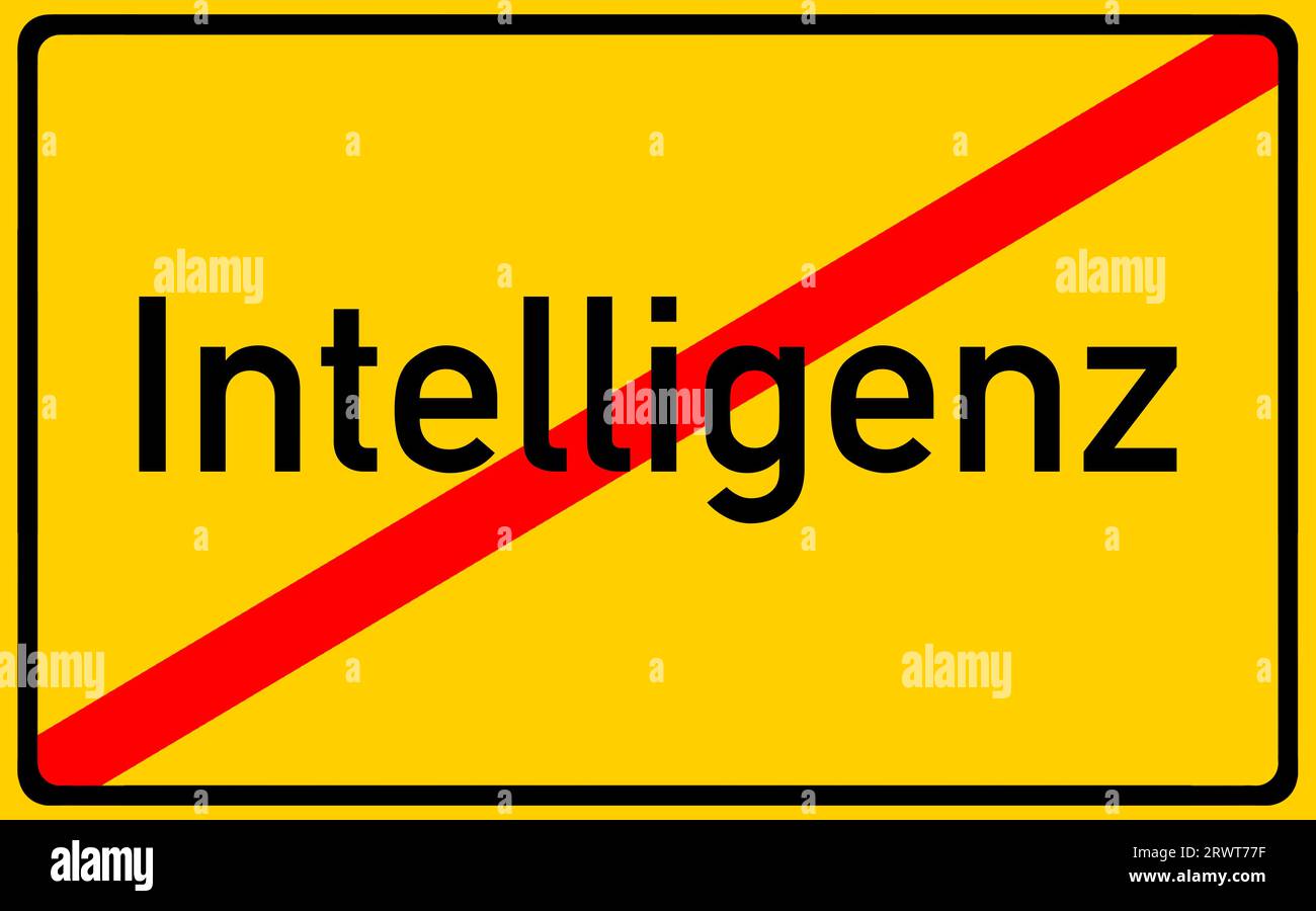 Symbolic place-name sign Stock Photo - Alamy