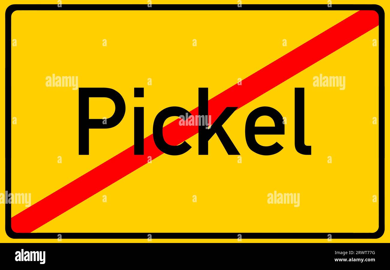 Symbolic place-name sign Stock Photo - Alamy