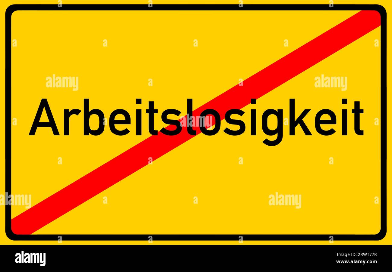 Symbolic place-name sign Stock Photo - Alamy