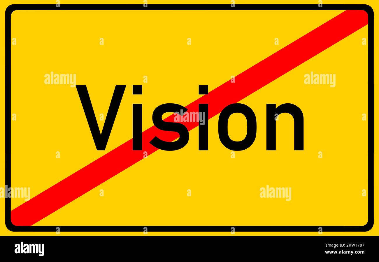 Symbolic place-name sign Stock Photo - Alamy