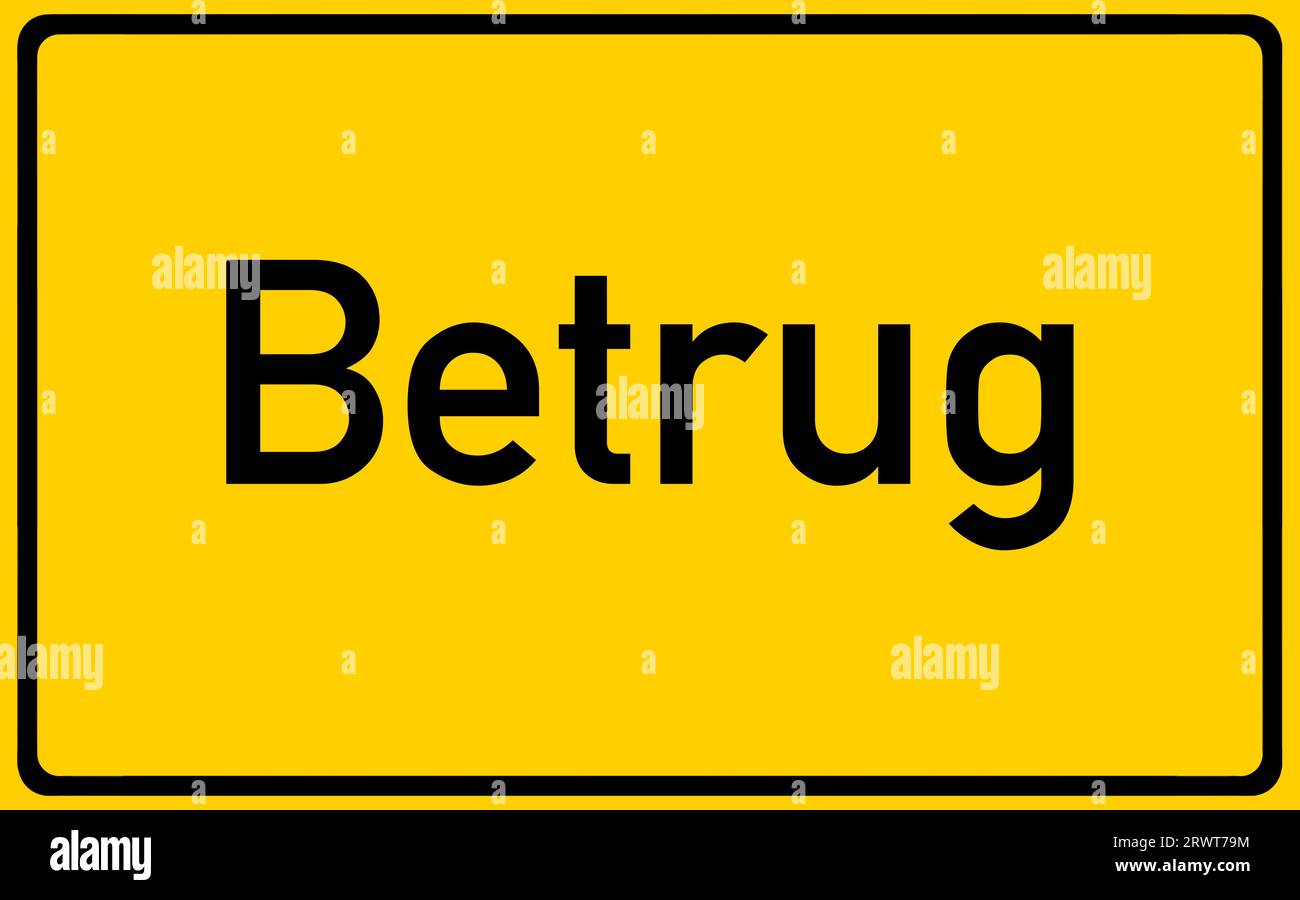 Symbolic place-name sign Stock Photo - Alamy