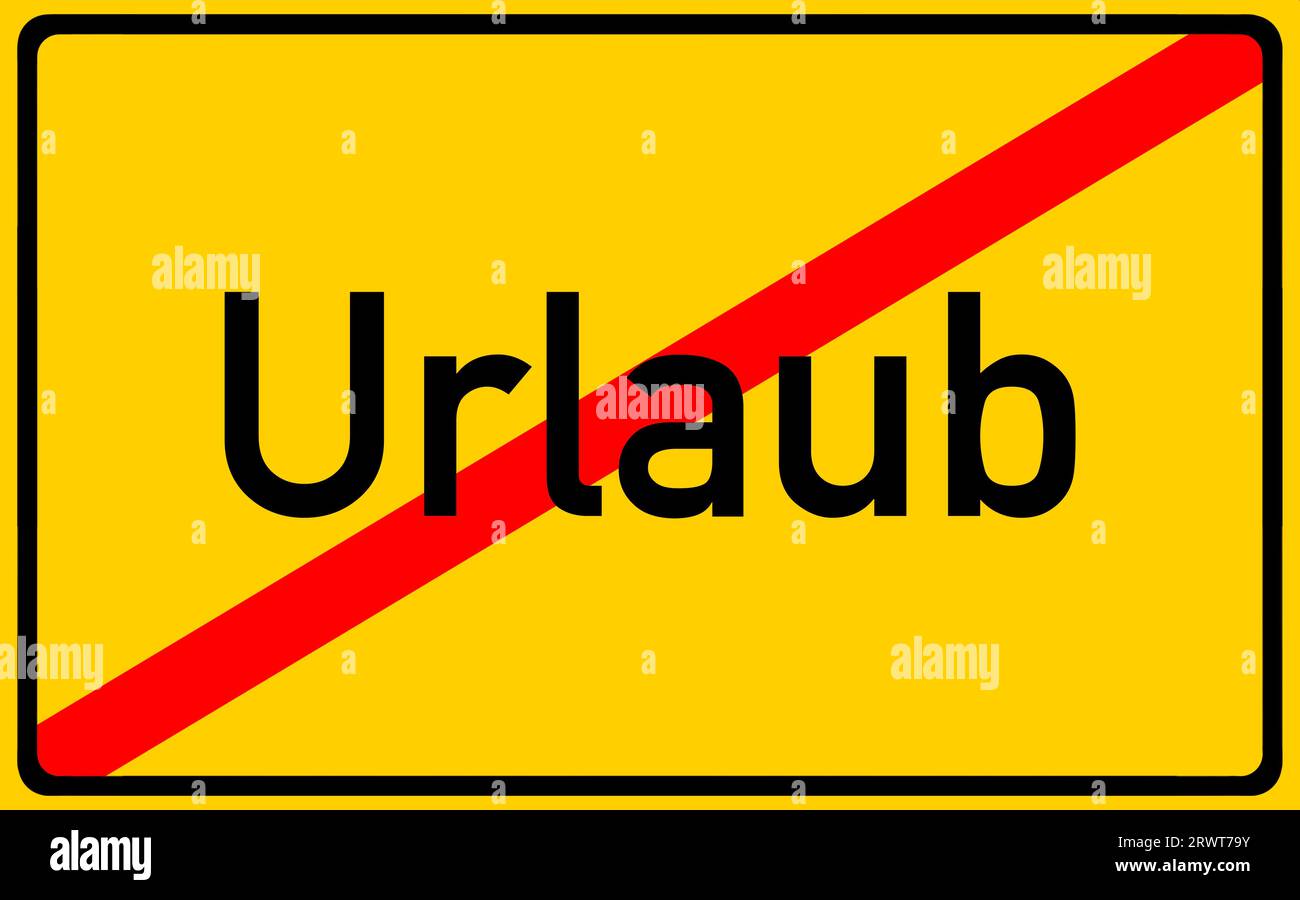 Symbolic place-name sign Stock Photo - Alamy