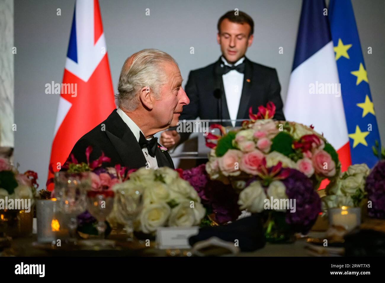 Versailles, France. 20th Sep, 2023. King Charles III and President ...