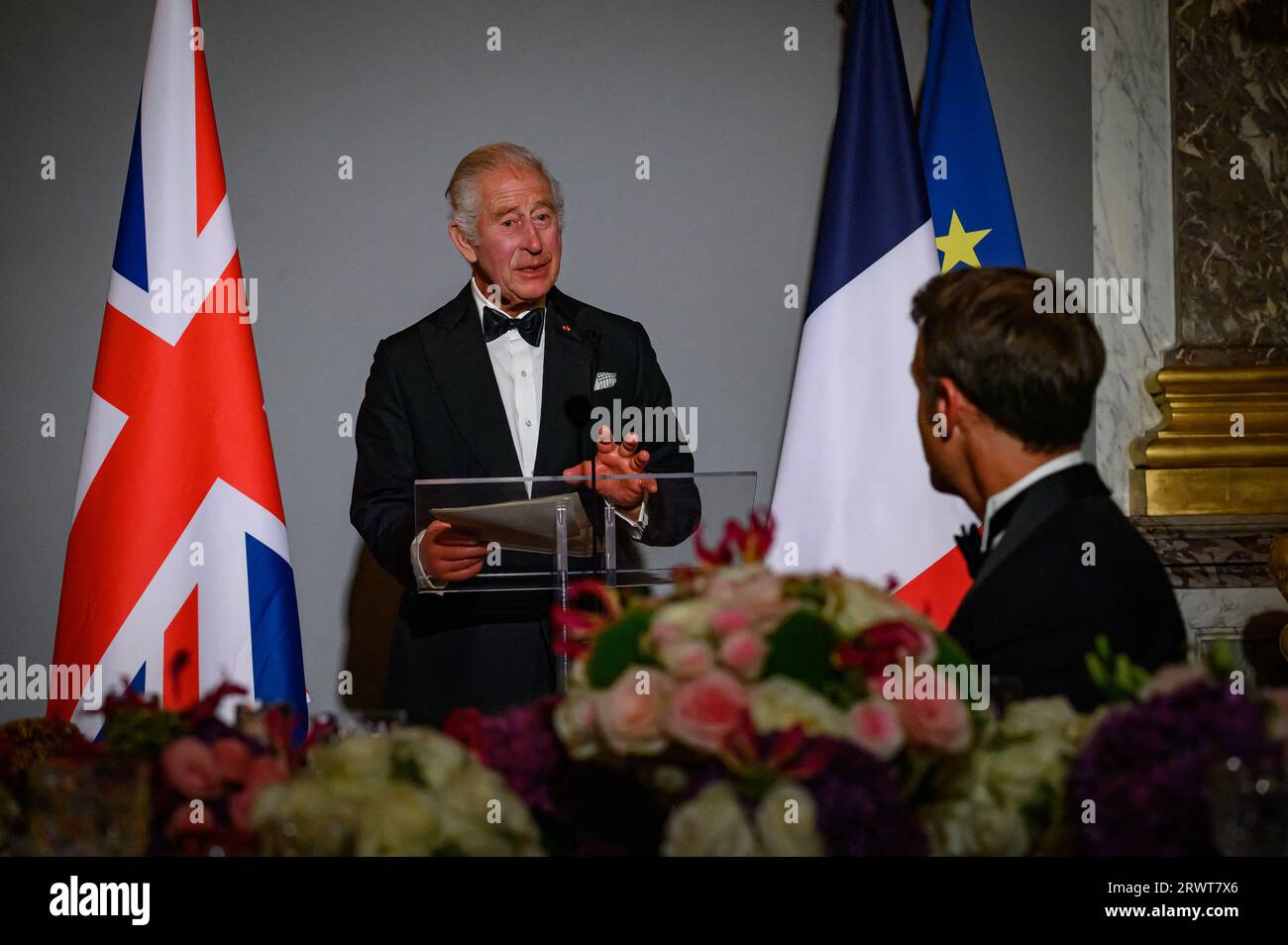 Versailles, France. 20th Sep, 2023. King Charles III and President ...