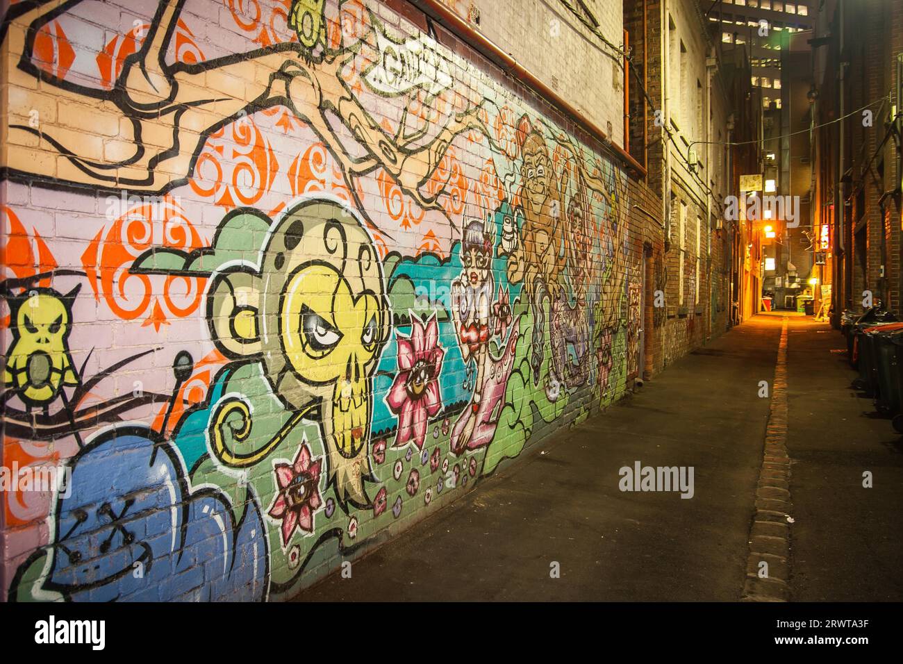 Melbourne lane and night hi-res stock photography and images - Alamy