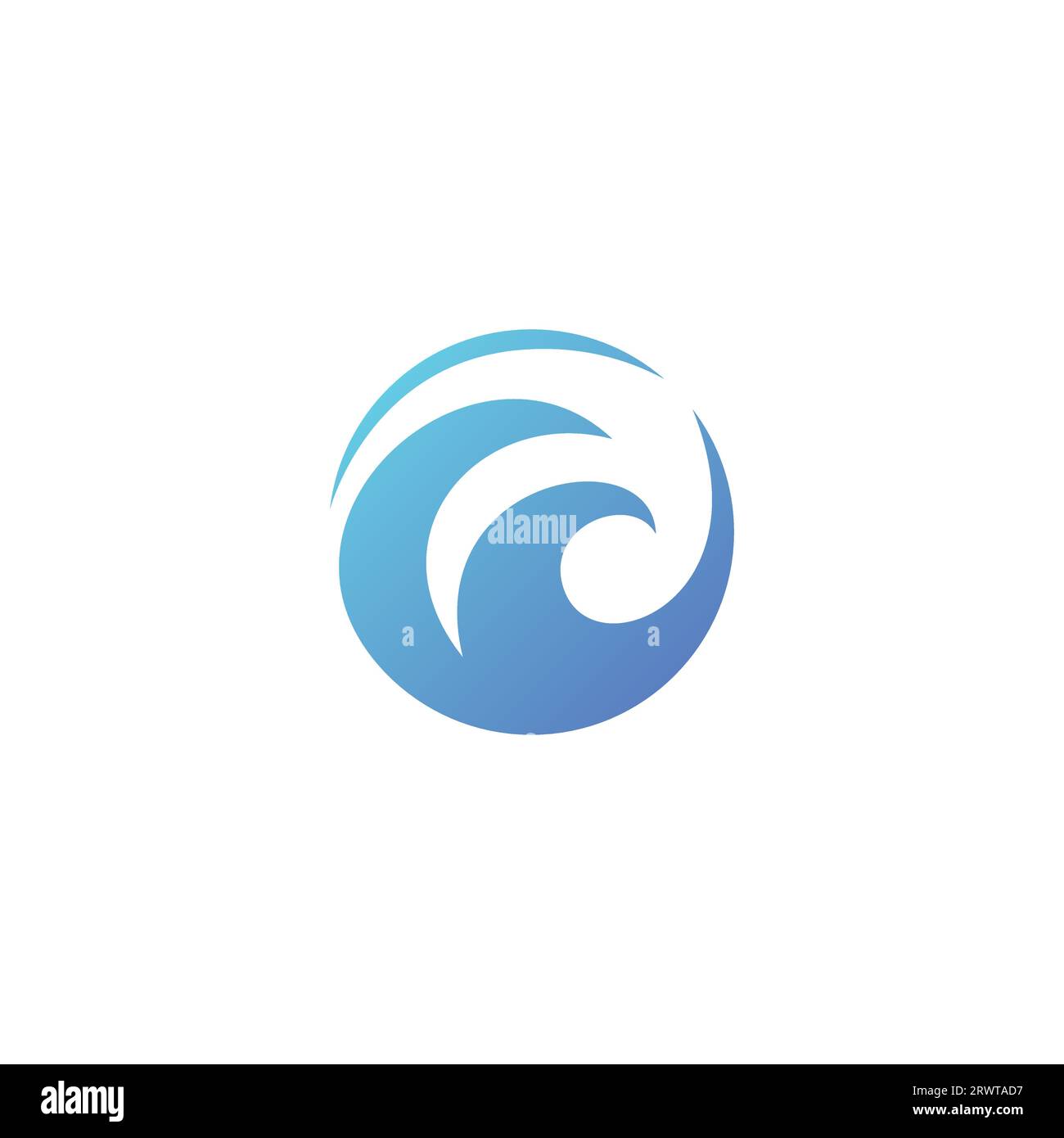 Abstract Wave Logo Design. Ocean Symbol. Ocean Icon Stock Vector Image ...