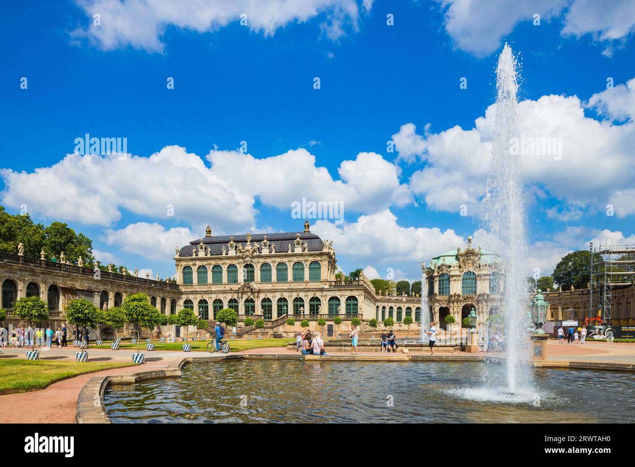 The Zwinger in Dresden is one of the most famous baroque buildings in ...