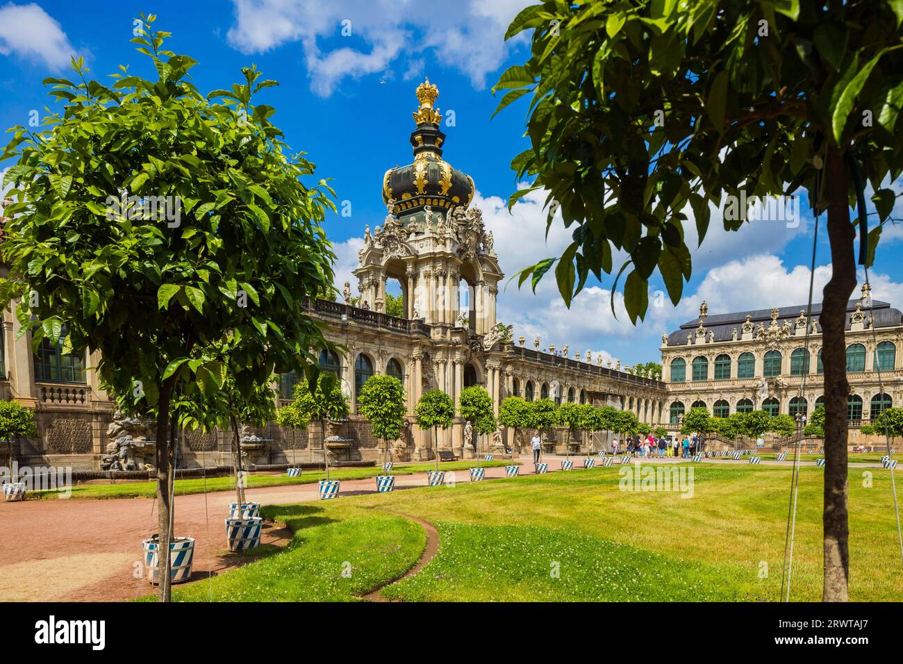 The Zwinger in Dresden is one of the most famous baroque buildings in ...