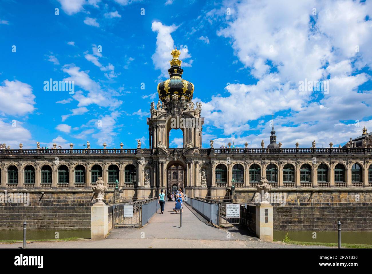 The Zwinger in Dresden is one of the most famous baroque buildings in ...