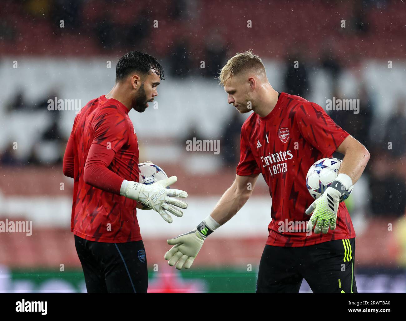 Aaron ramsdale david raya hi-res stock photography and images - Alamy