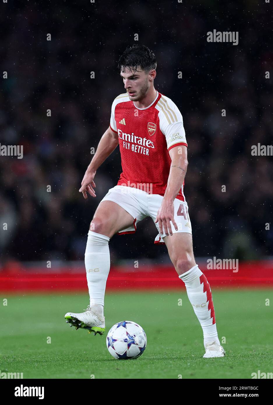 London, UK. 20th Sep, 2023. Declan Rice of Arsenal during the UEFA ...