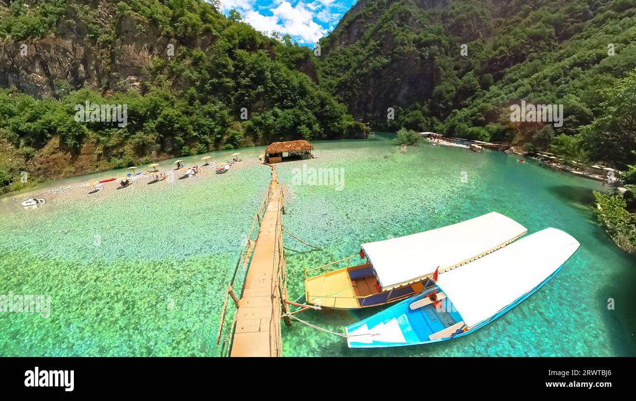 Albania Shala River is well-known for their scenic landscapes ...