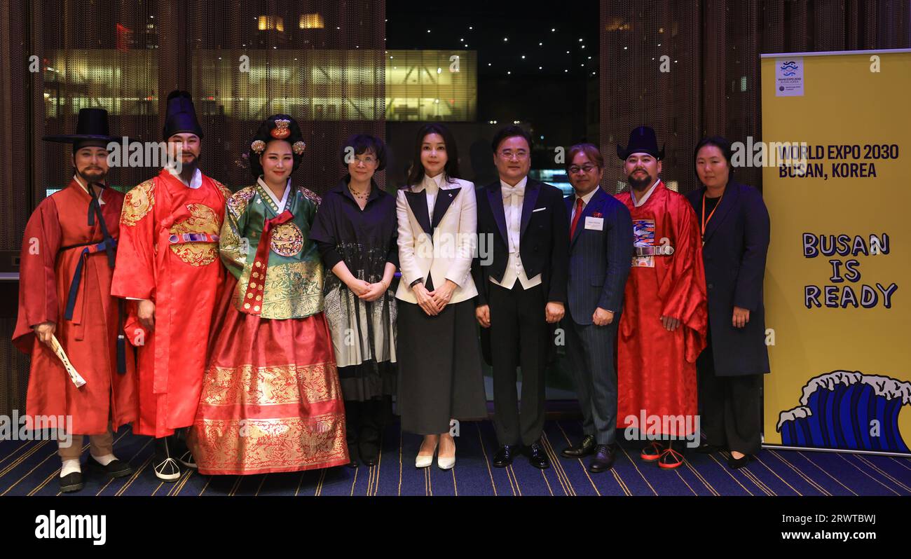 21st Sep, 2023. First lady at concert in New York South Korean first ...