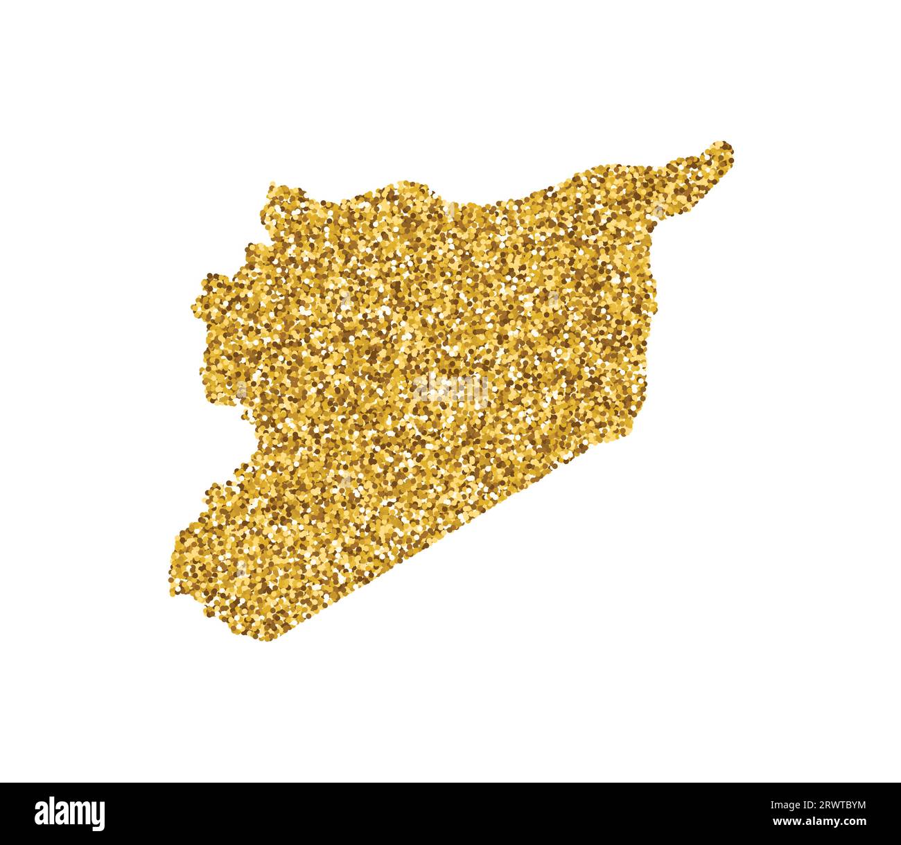 Syria gold map Stock Vector Images - Alamy