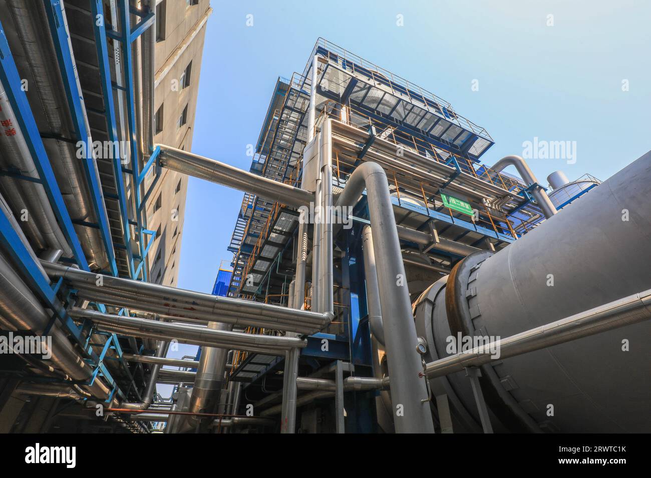Manufacturing plant machinery and equipment Stock Photo - Alamy