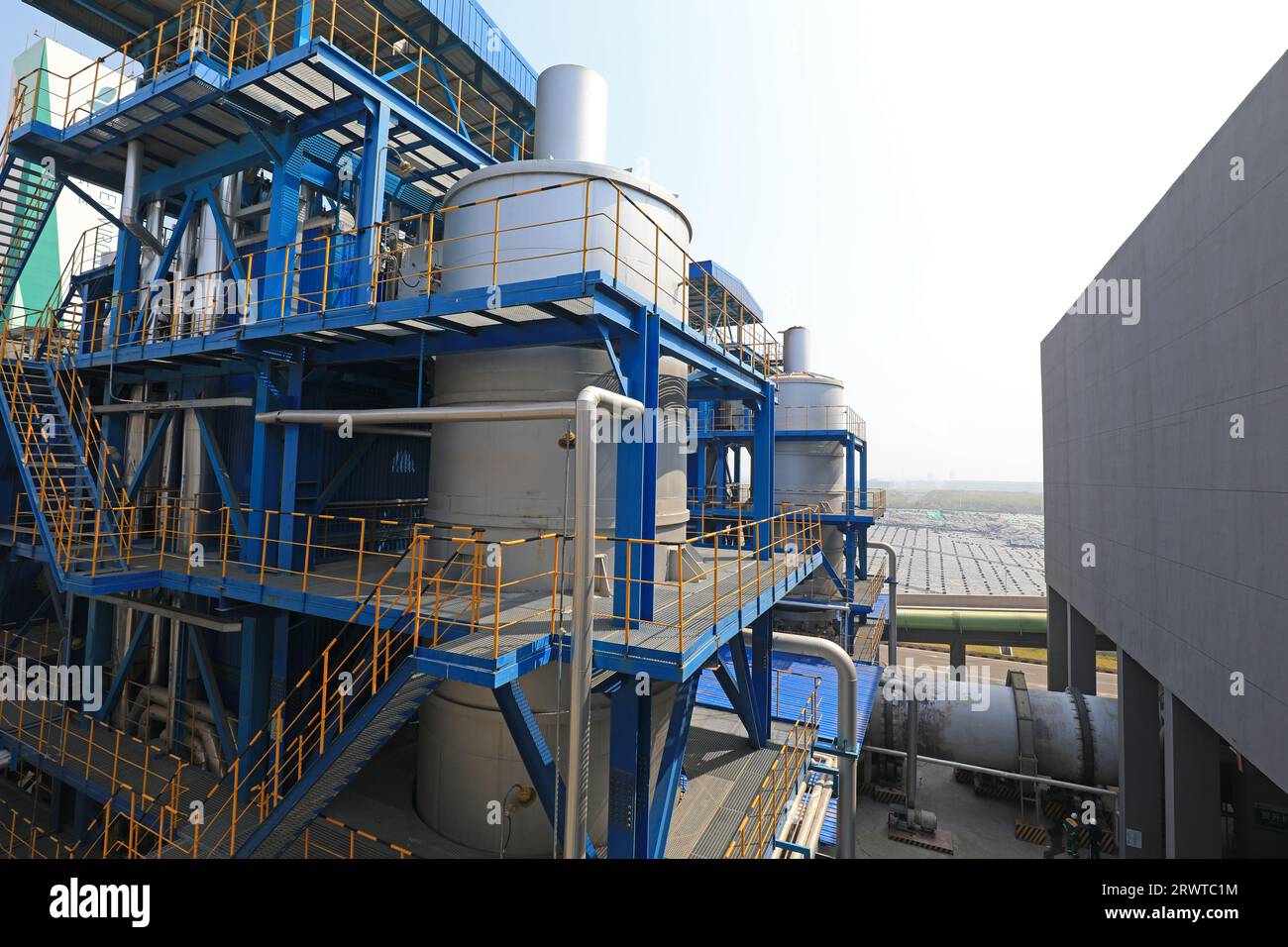 Manufacturing plant machinery and equipment Stock Photo - Alamy