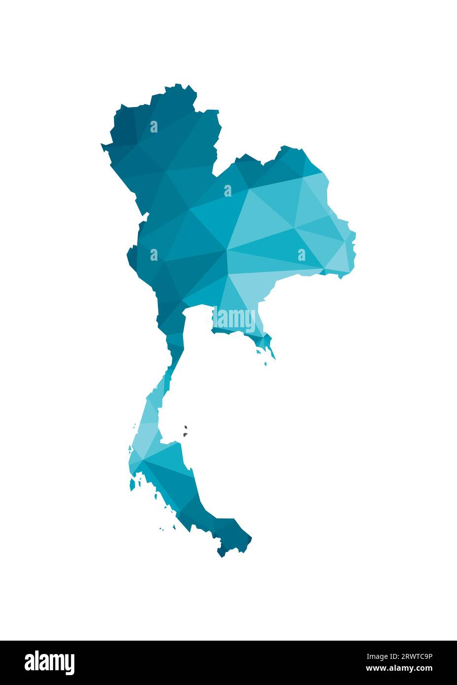 Vector isolated illustration icon with simplified blue silhouette of ...