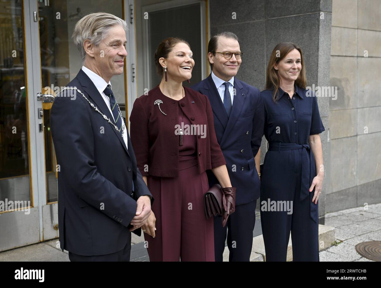 Helsinki, Finland. 21st Sep, 2023. Sweden's Crown Princess Victoria and ...