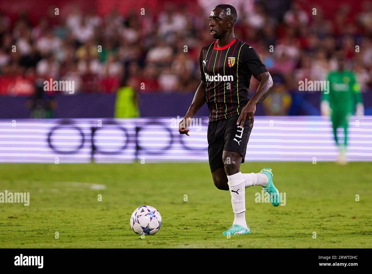 Seville, Spain. 20th Sep, 2023. Deiver Machado (3) of Lens seen during ...
