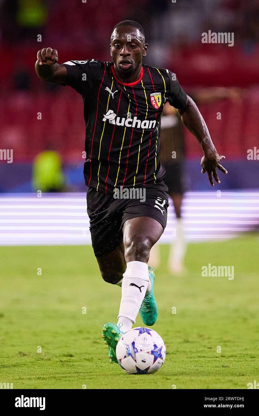 Seville, Spain. 20th Sep, 2023. Deiver Machado (3) of Lens seen during ...
