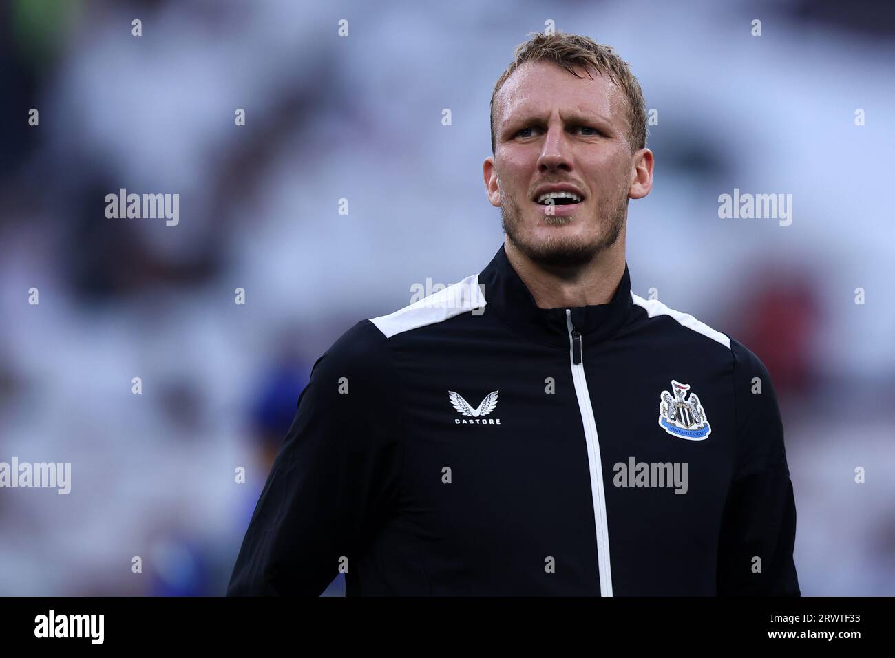 Dan Burn of Newcastle United Fc during warm up before the Uefa ...