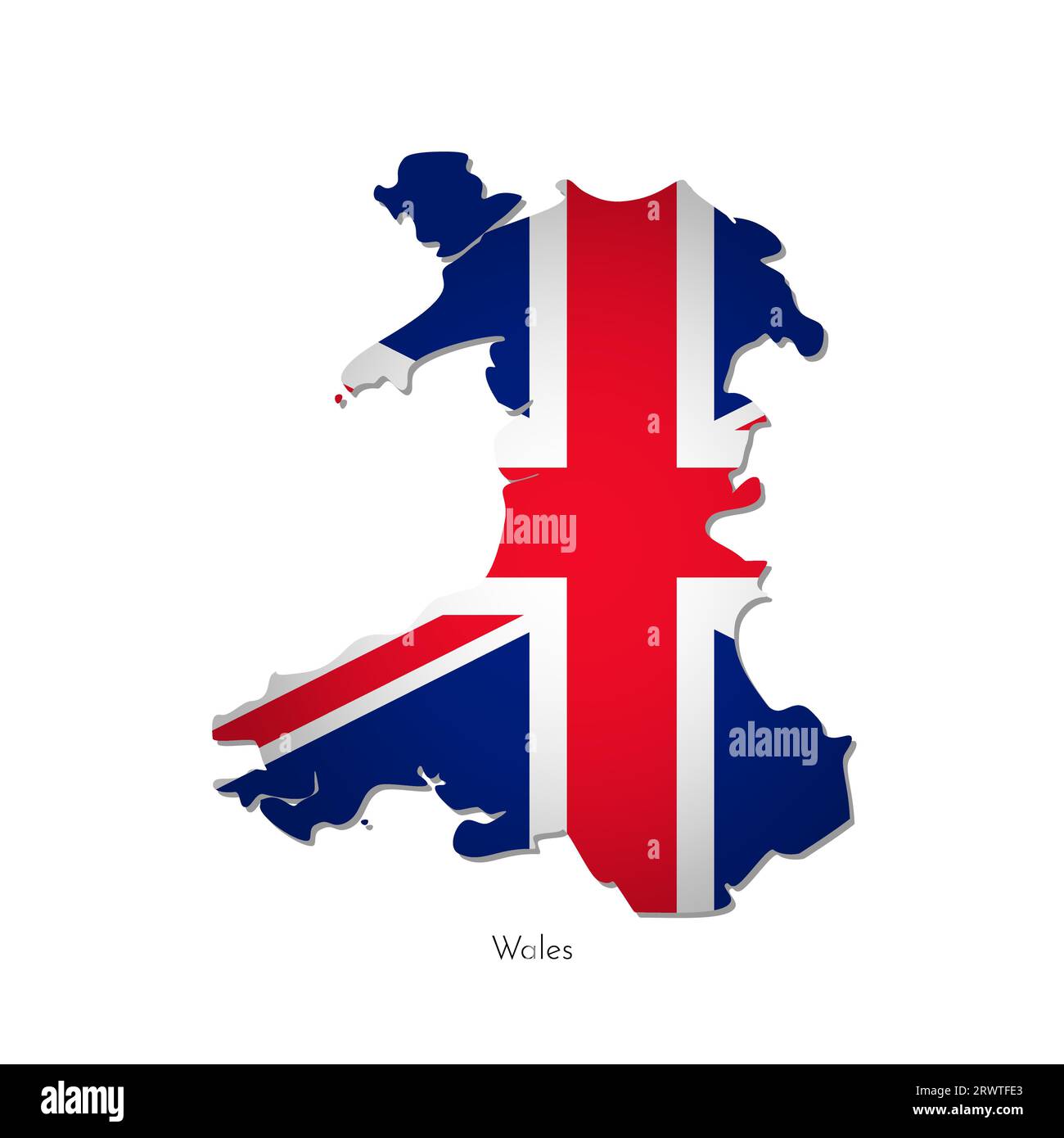 United kingdom map union jack Stock Vector Images - Alamy