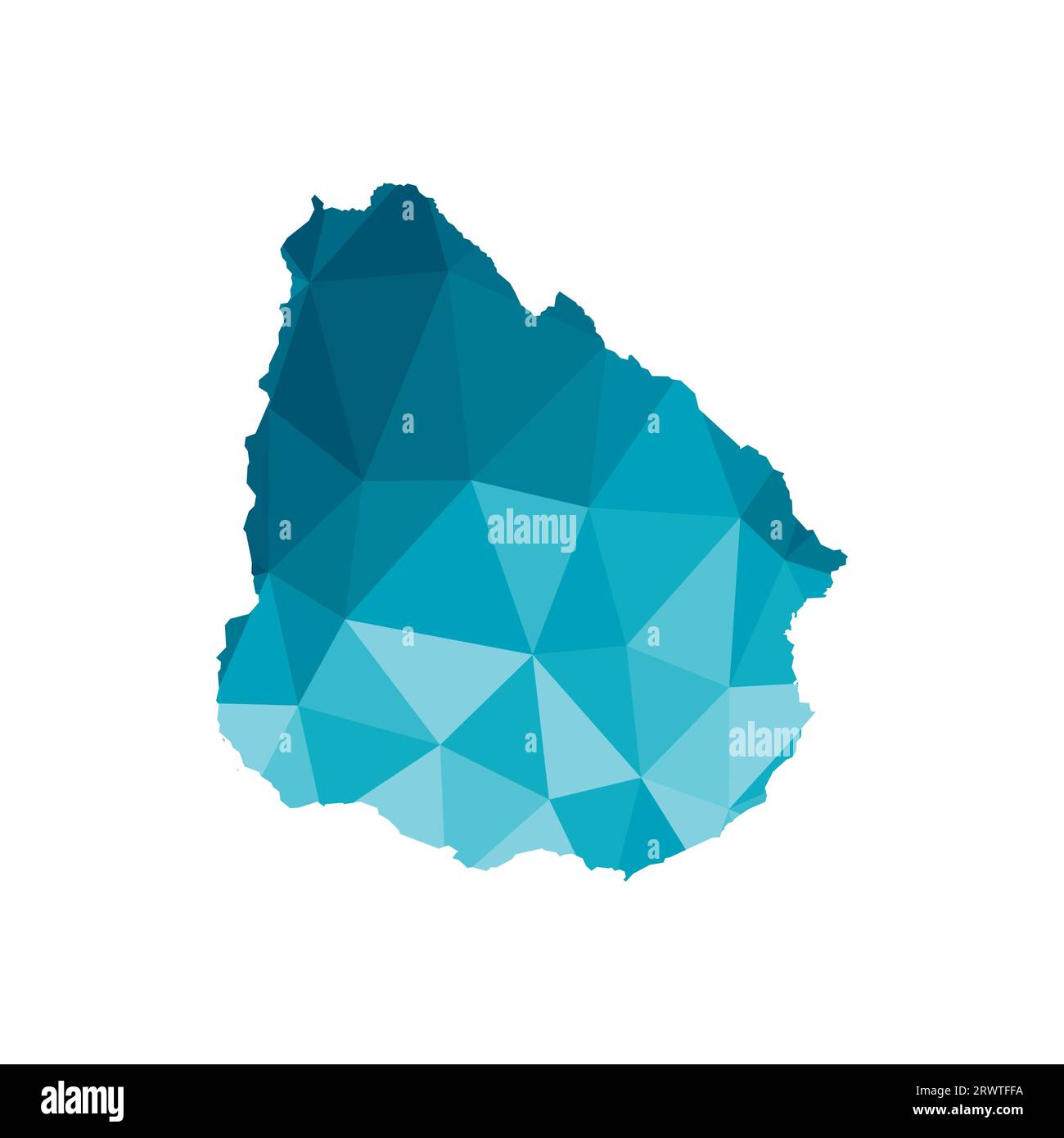 Vector isolated illustration icon with simplified blue silhouette of ...