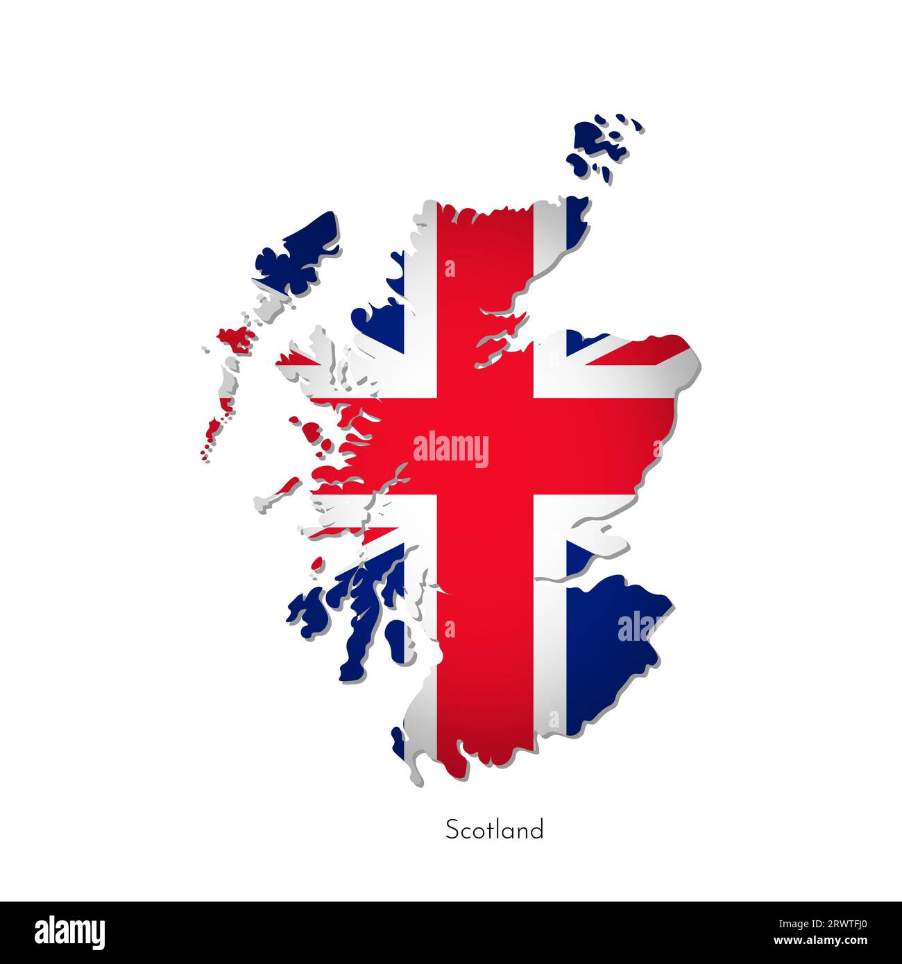 Red map of uk Stock Vector Images - Alamy