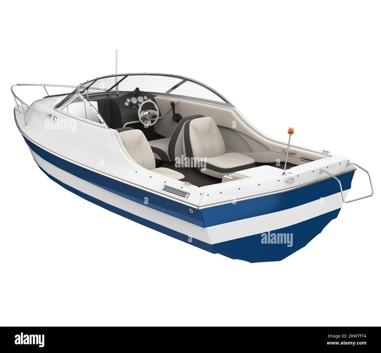 White speedboat hi-res stock photography and images - Alamy