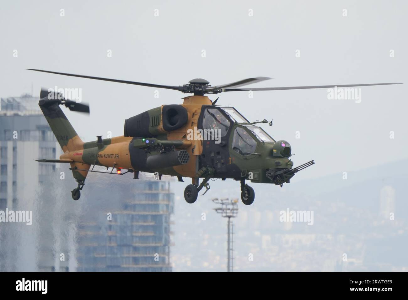 ISTANBUL, TURKIYE - APRIL 29, 2023: Turkish Army TAI T-129A ATAK ...