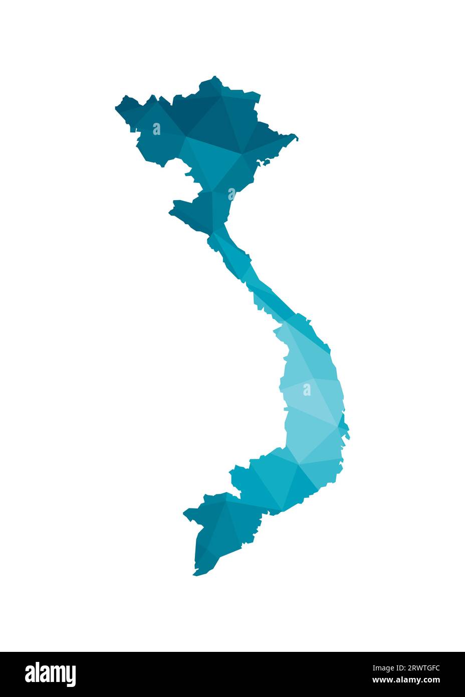 Vector isolated illustration icon with simplified blue silhouette of ...