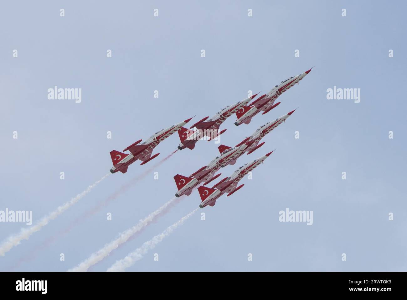 ISTANBUL, TURKIYE - APRIL 29, 2023: Turkish Stars, Turkish Air Force ...