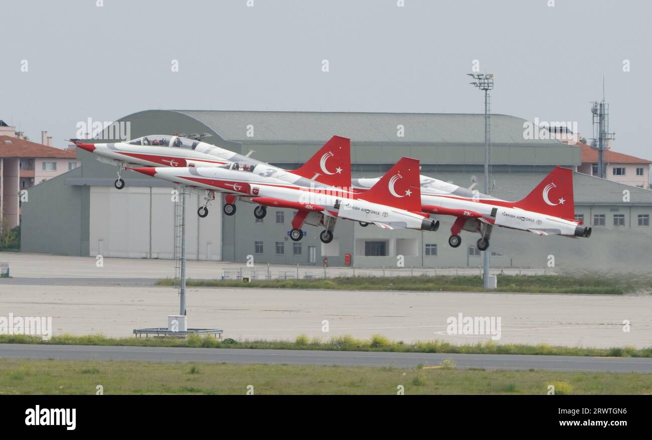 ISTANBUL, TURKIYE - APRIL 29, 2023: Turkish Stars, Turkish Air Force ...