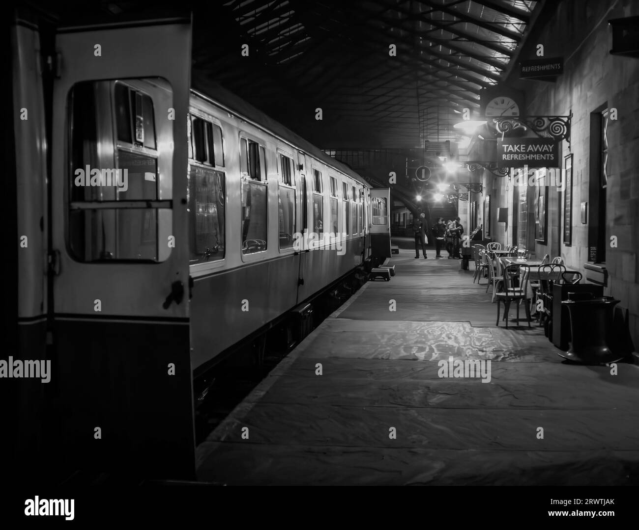 The Last Train Home Stock Photo - Alamy