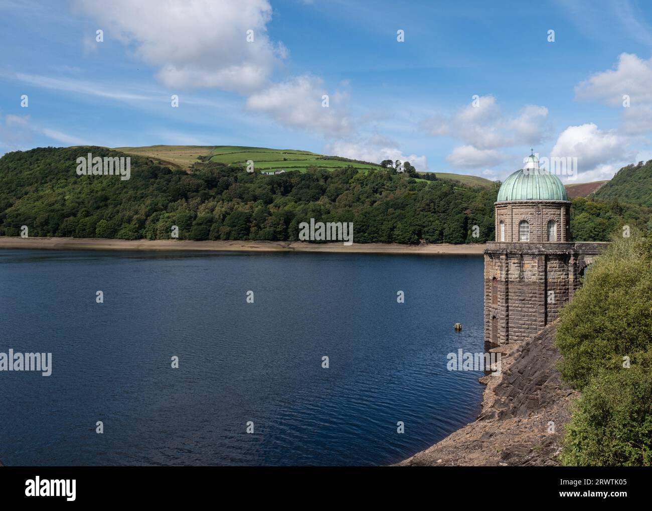 The Dams, Rivers and Reservoir of Elan Valley, Powys, Wales Stock Photo ...