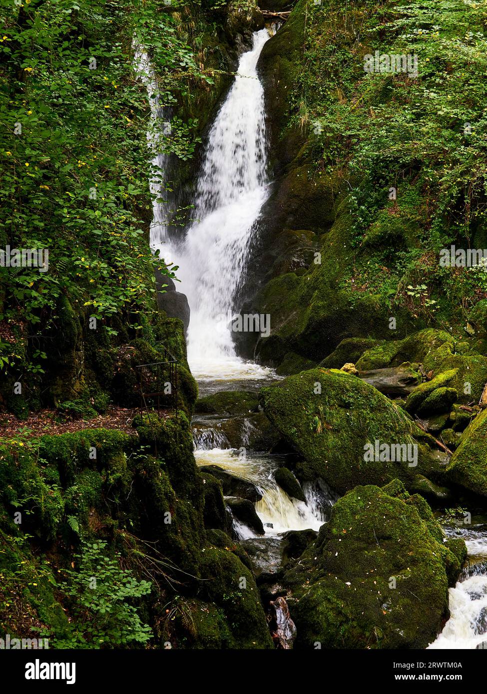 Stock Ghyll water fall. Ambleside Stock Photo - Alamy
