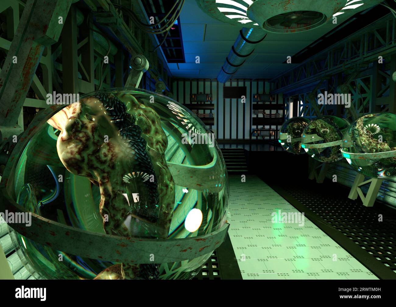 Space laboratory sci fi interior hi-res stock photography and images ...