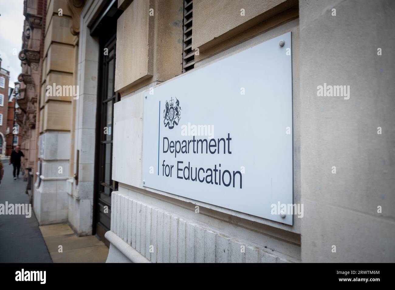 LONDON- SEPTEMBER, 18, 2023: Department for Education UK government ...