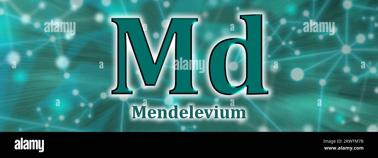 Mendelevium chemical element hi-res stock photography and images - Alamy