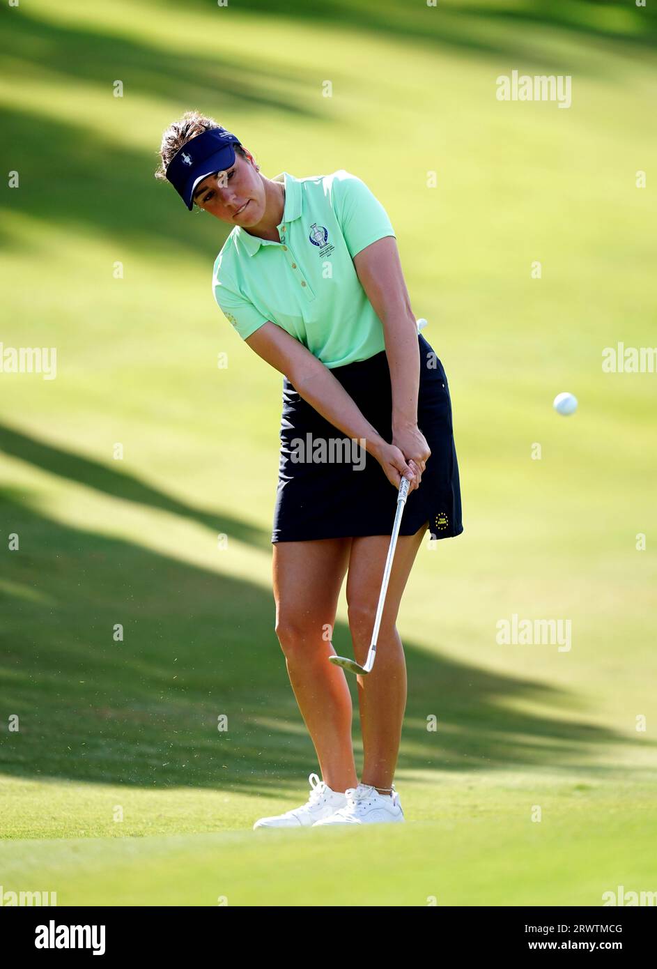 Team Europe's Georgia Hall during a practice round ahead of the 2023 ...